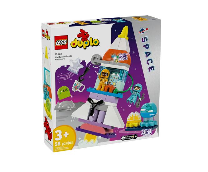 LEGO Duplo 3 in 1 Space Shuttle Adventure