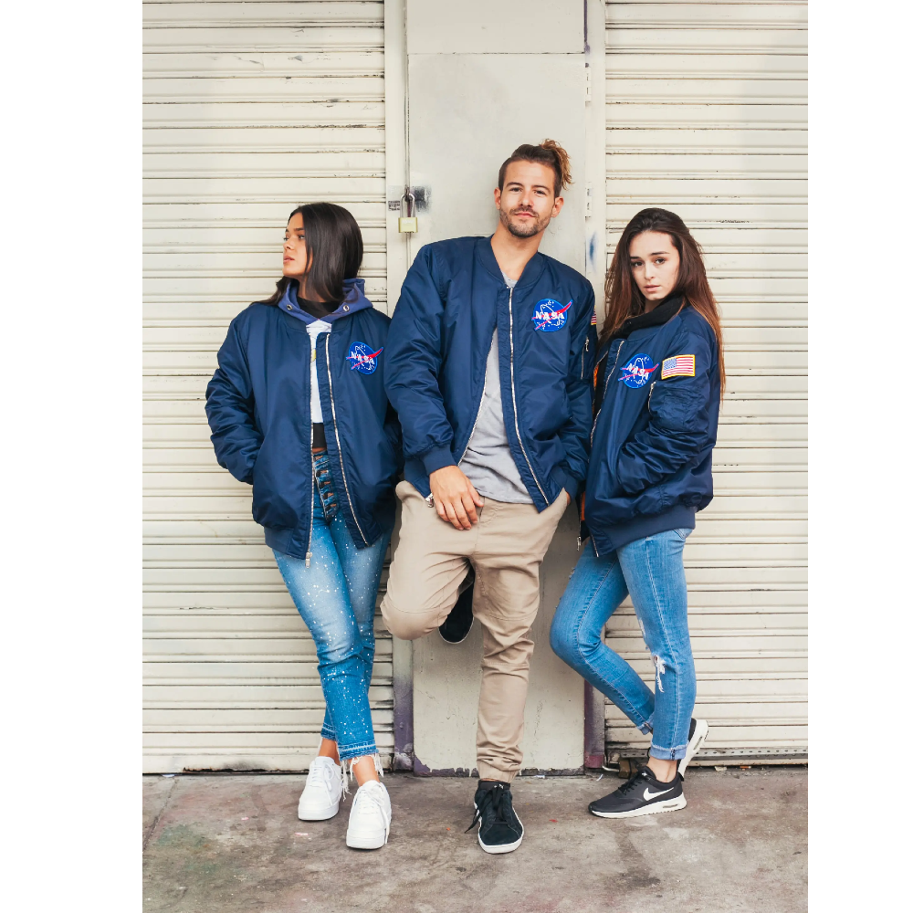 Navy NASA Flight Jacket Navy NASA Flight Jacket