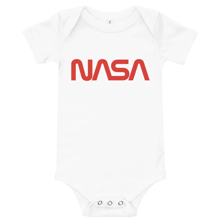 NASA Worm Baby Short Sleeve Onesie